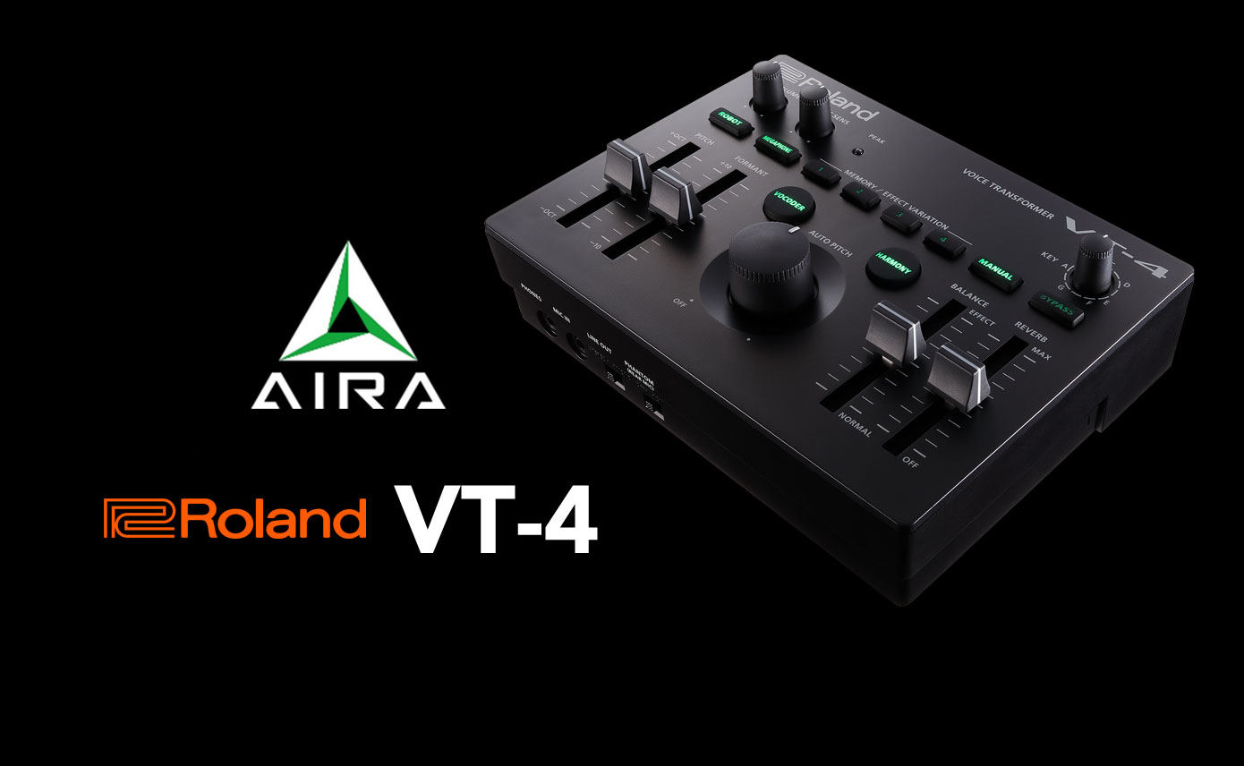 Roland lanseaza noul procesor de efecte VT-4 Voice Transformer!