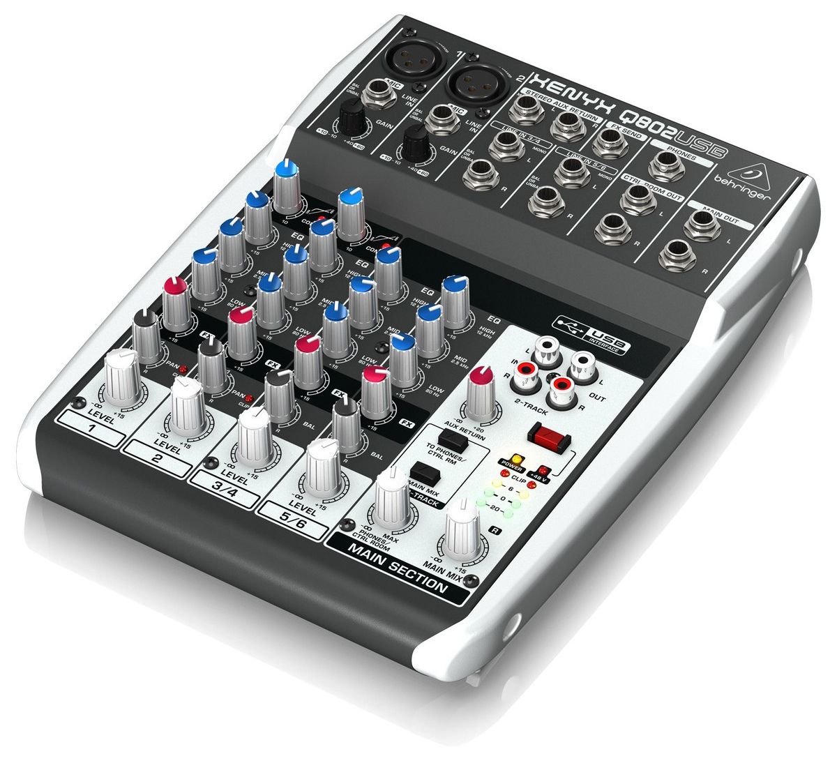 Behringer Q802USB - Mixer Audio Pasiv cu USB - Music and More